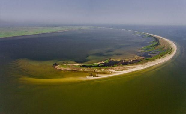 Sacalin Island at the Confluence of the Danube with the Black Sea ...