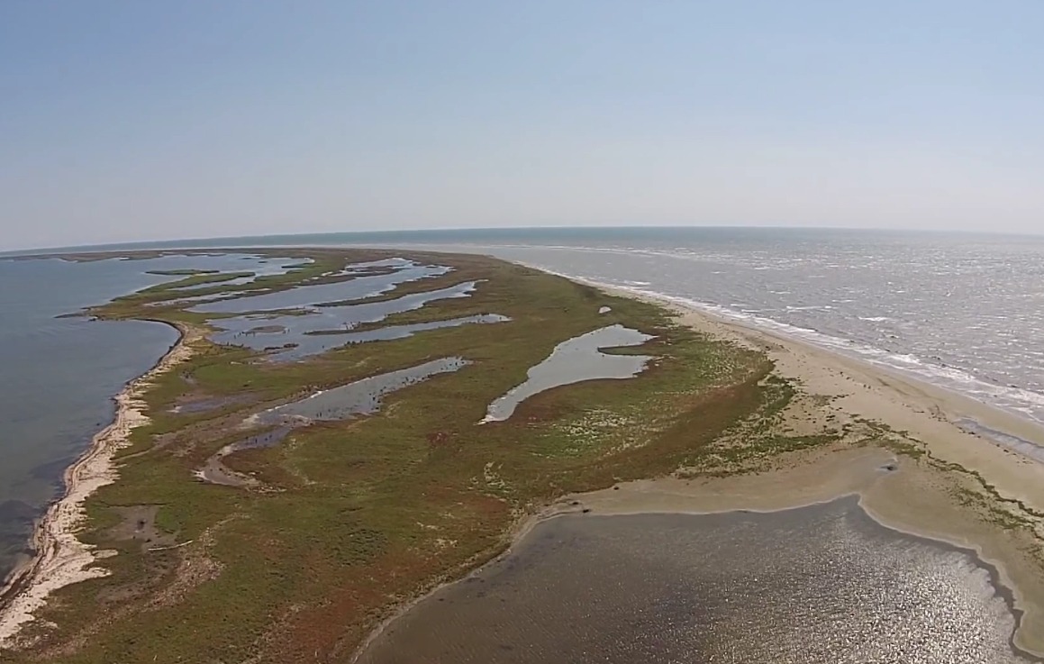 Sacalin Island at the Confluence of the Danube with the Black Sea ...
